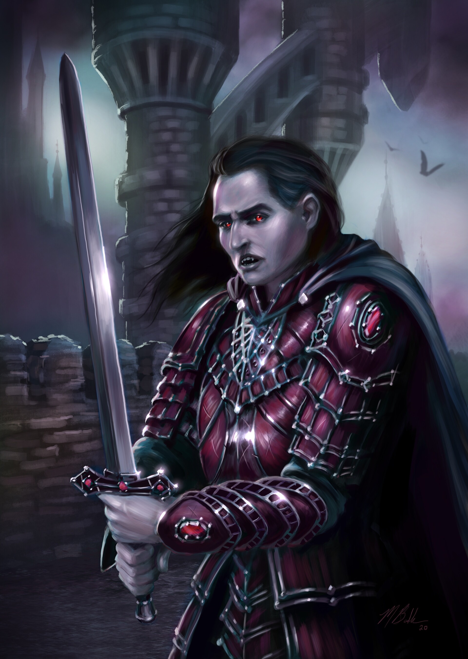 Michael Bakker - Vampire Token Art