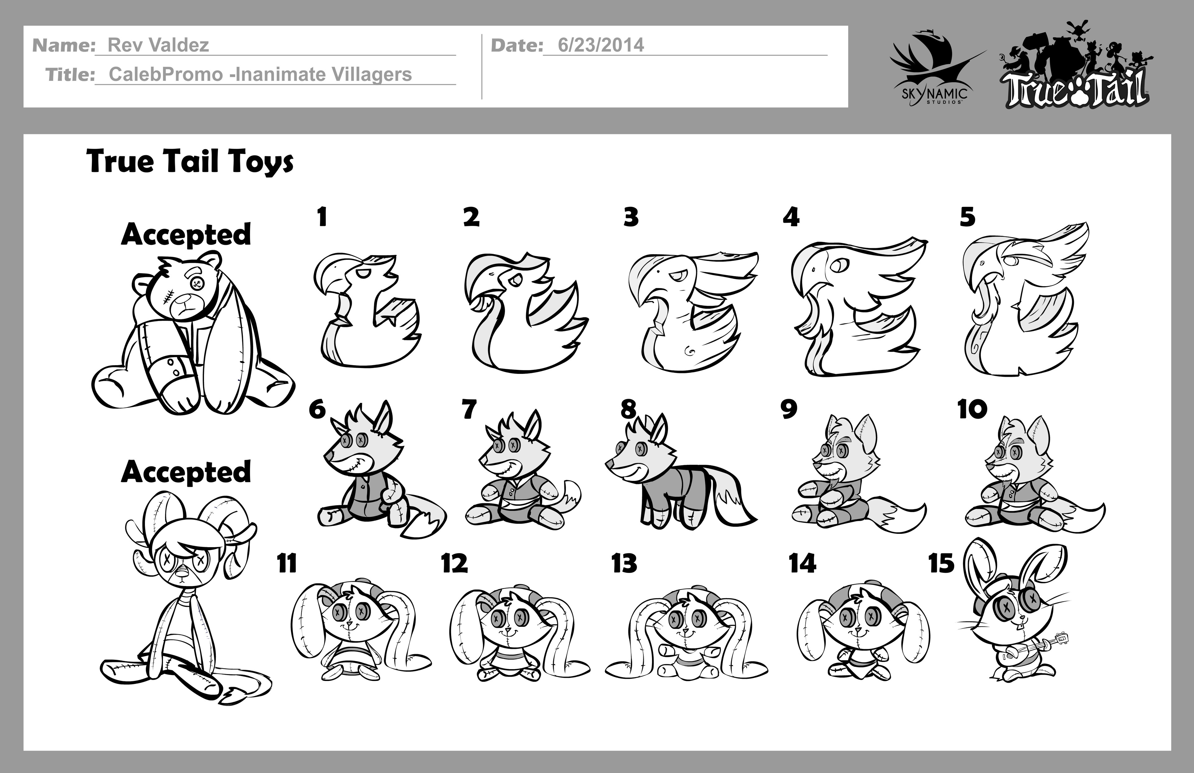 Rev Valdez - Skynamic Studio -True Tail -Freelance Work