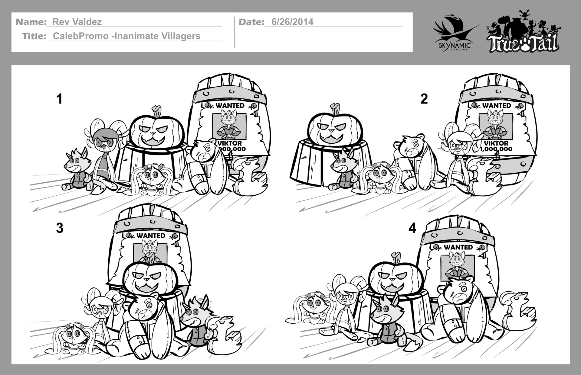 Rev Valdez - Skynamic Studio -True Tail -Freelance Work