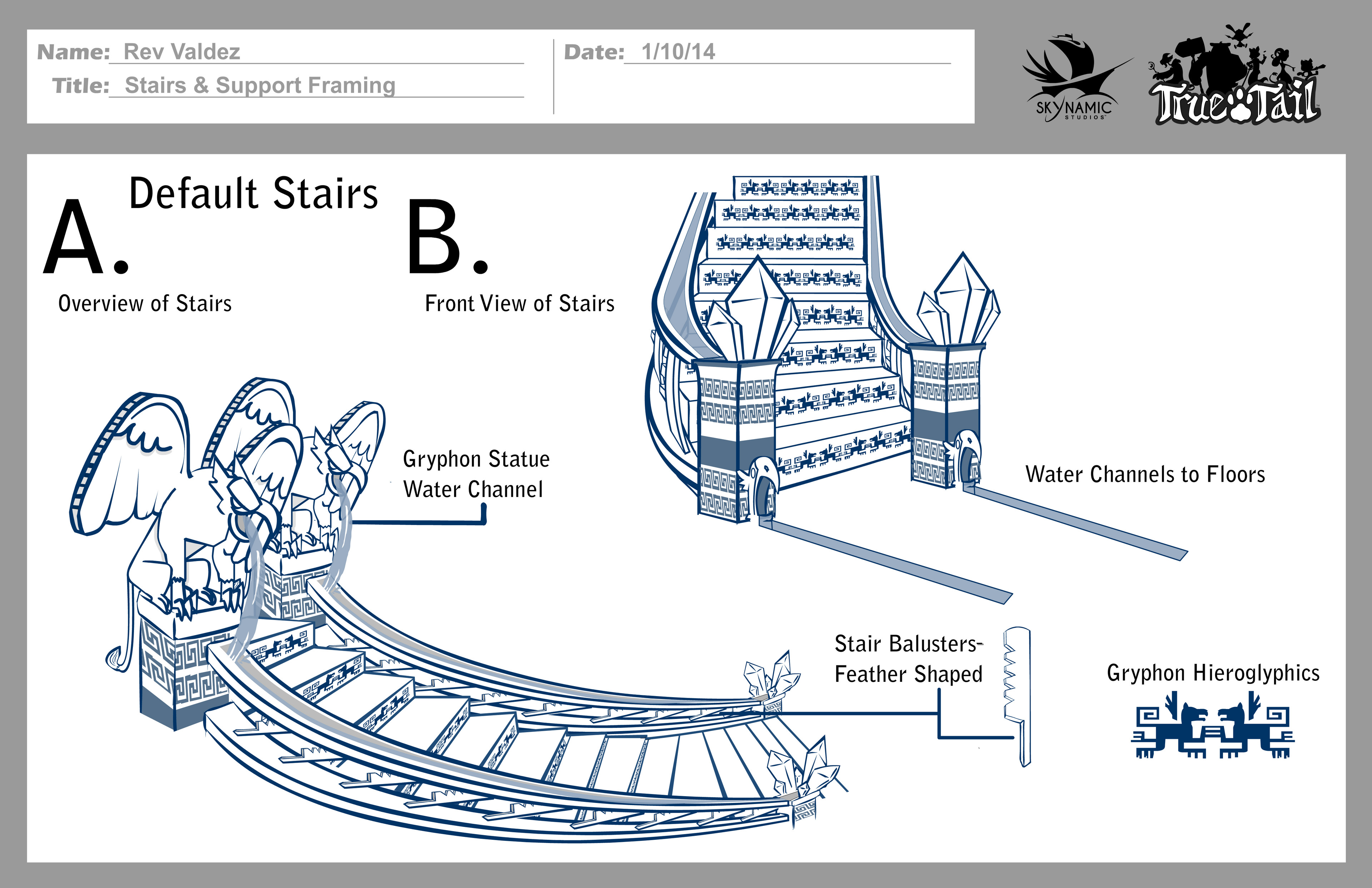 Rev Valdez - Skynamic Studio -True Tail -Freelance Work
