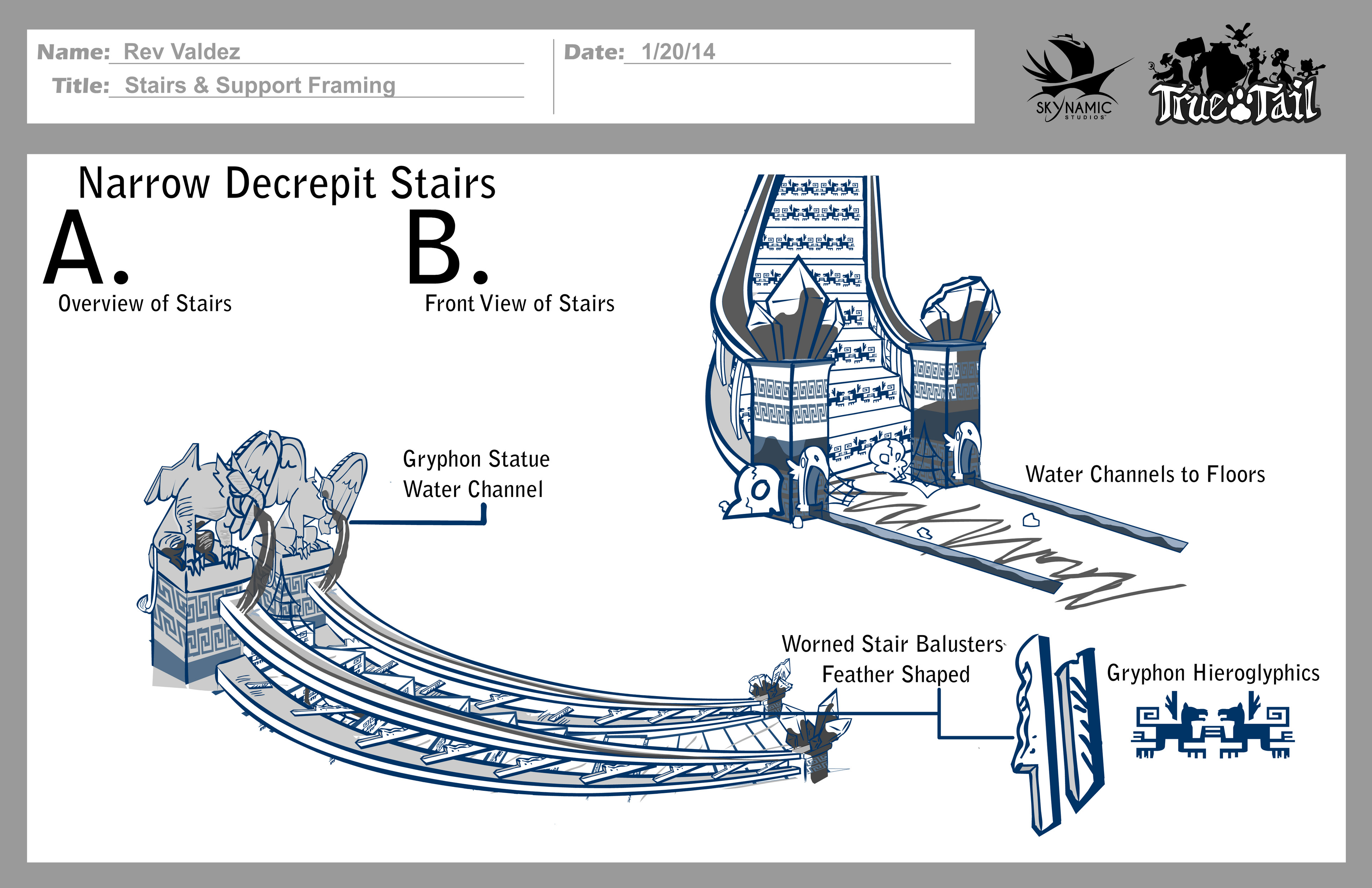 Rev Valdez - Skynamic Studio -True Tail -Freelance Work