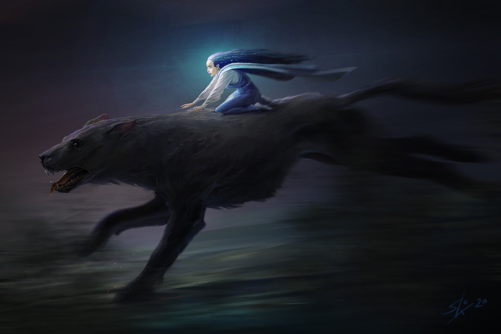 ArtStation - Luthien and Huan