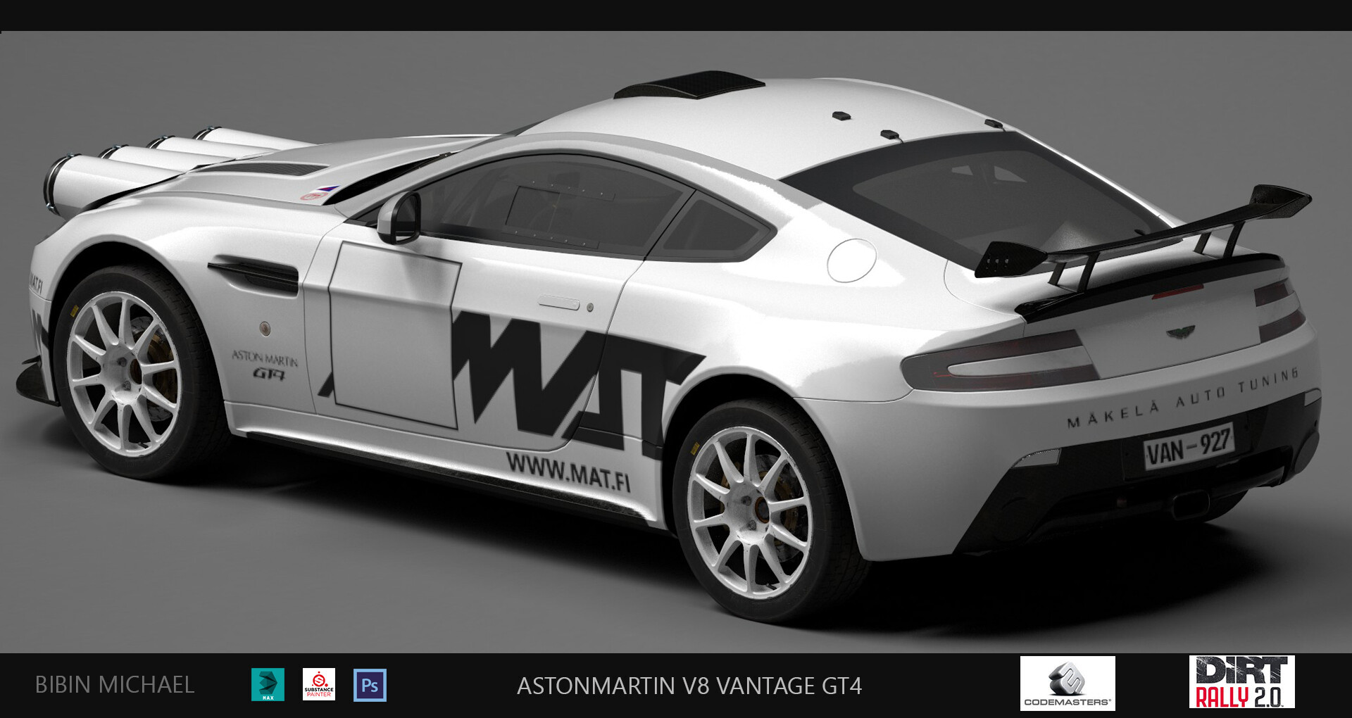 Bibin Michael - Astonmartin v8 vantage gt4( Dirt rally 2)