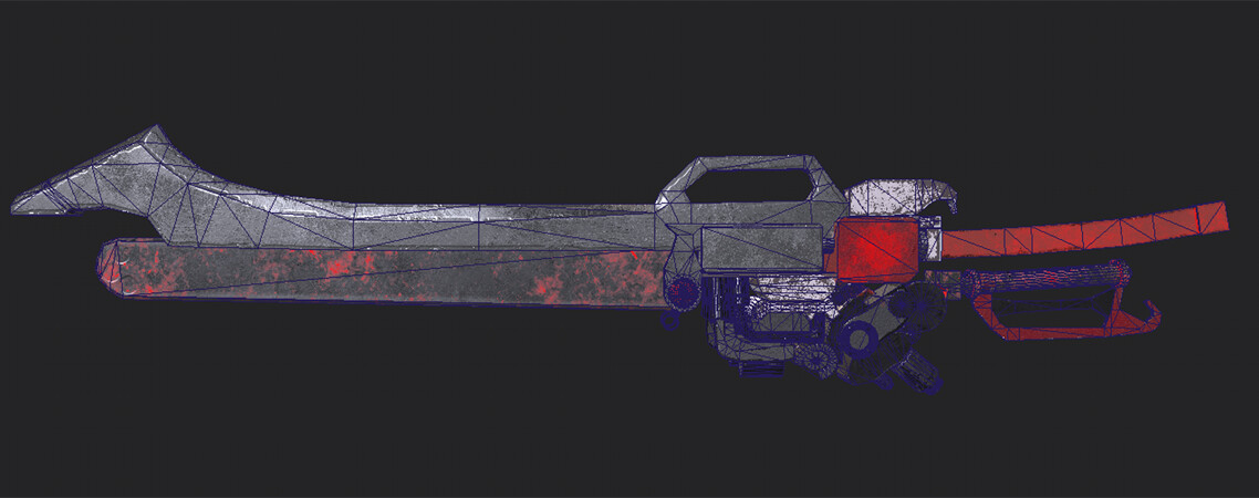 Turbo Byte 3D - Huntsman Sword