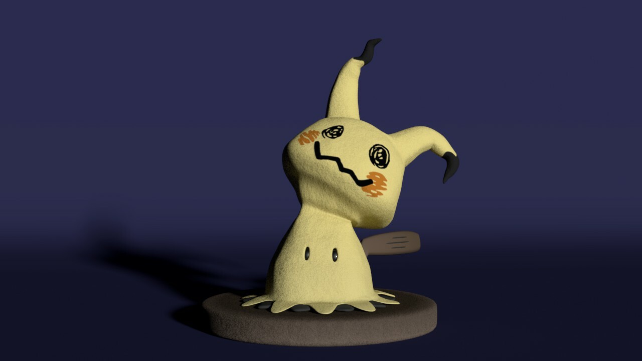 ArtStation - 3D Mimikyu Model