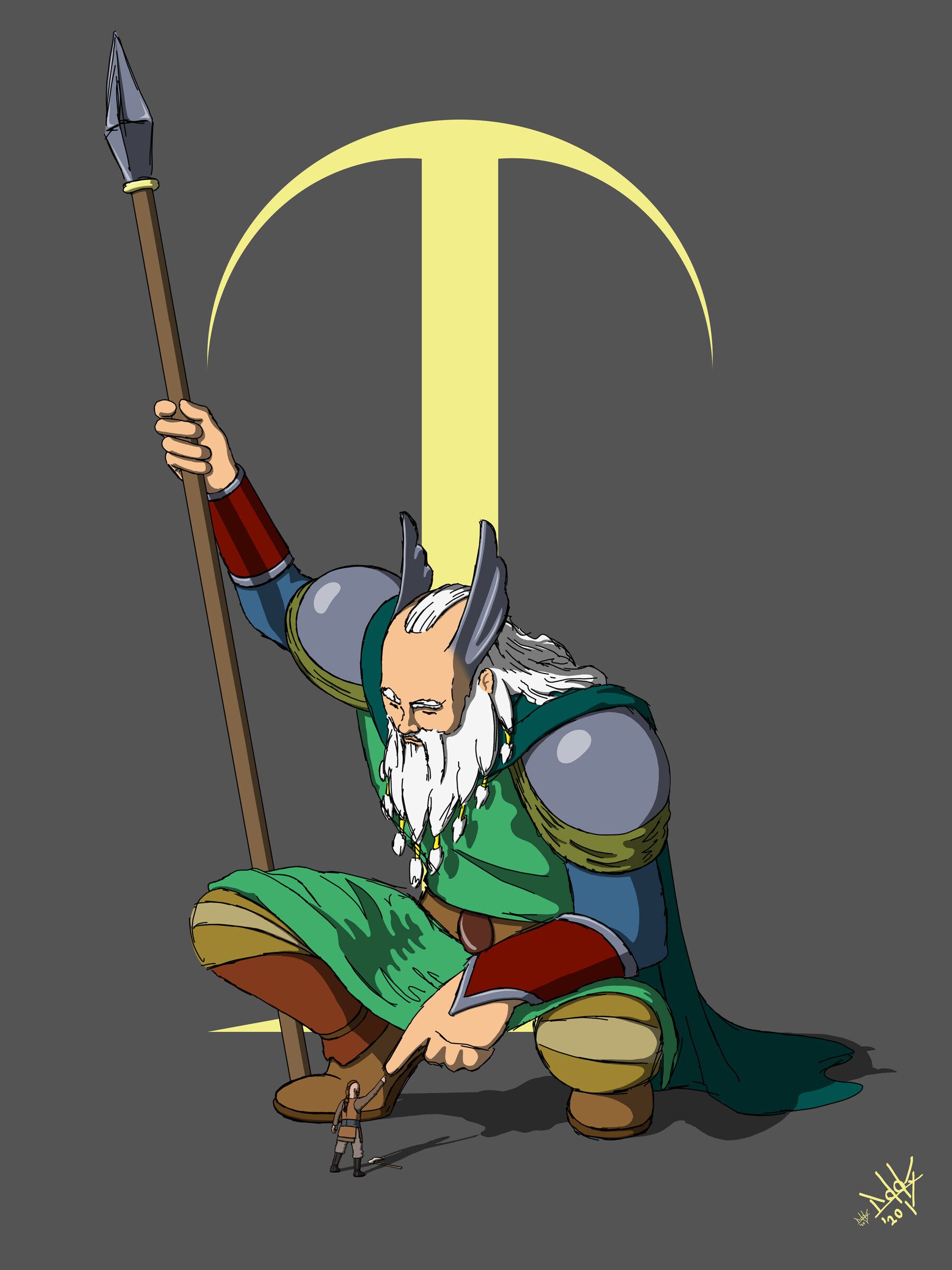 ArtStation - Odin: Ragnar's faith