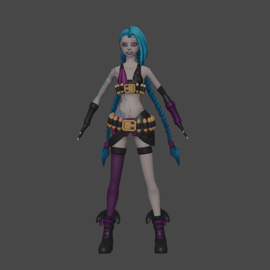 ArtStation - jinx texture