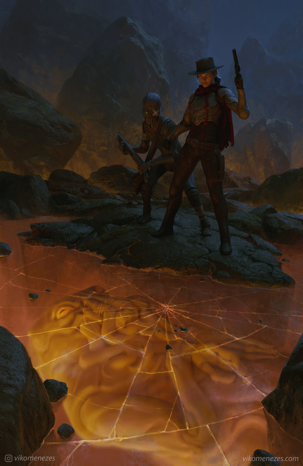 ArtStation - Frozen in Lava