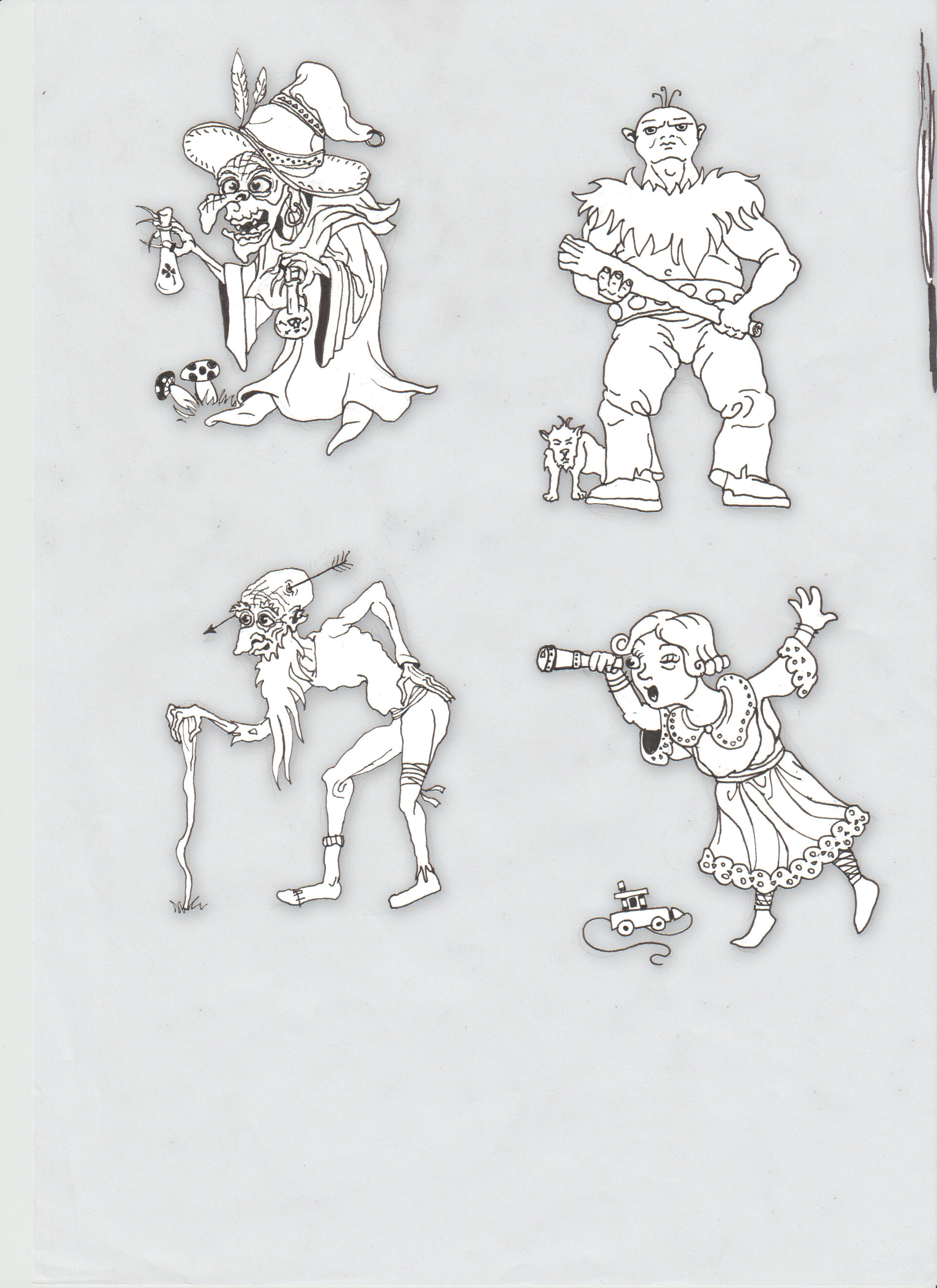 ArtStation - Lupus in Tabula characters