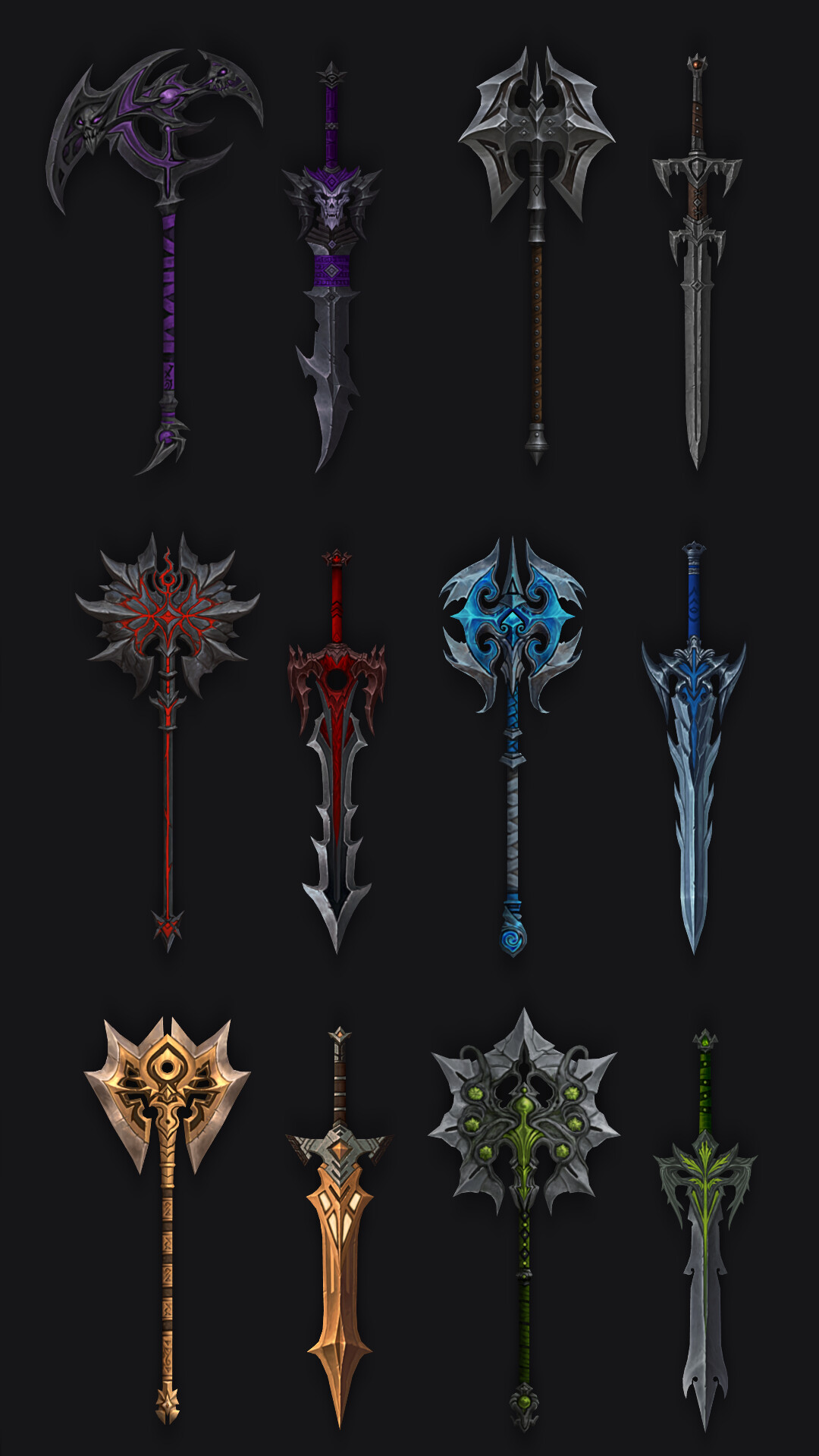 ArtStation - Bladebound weapons