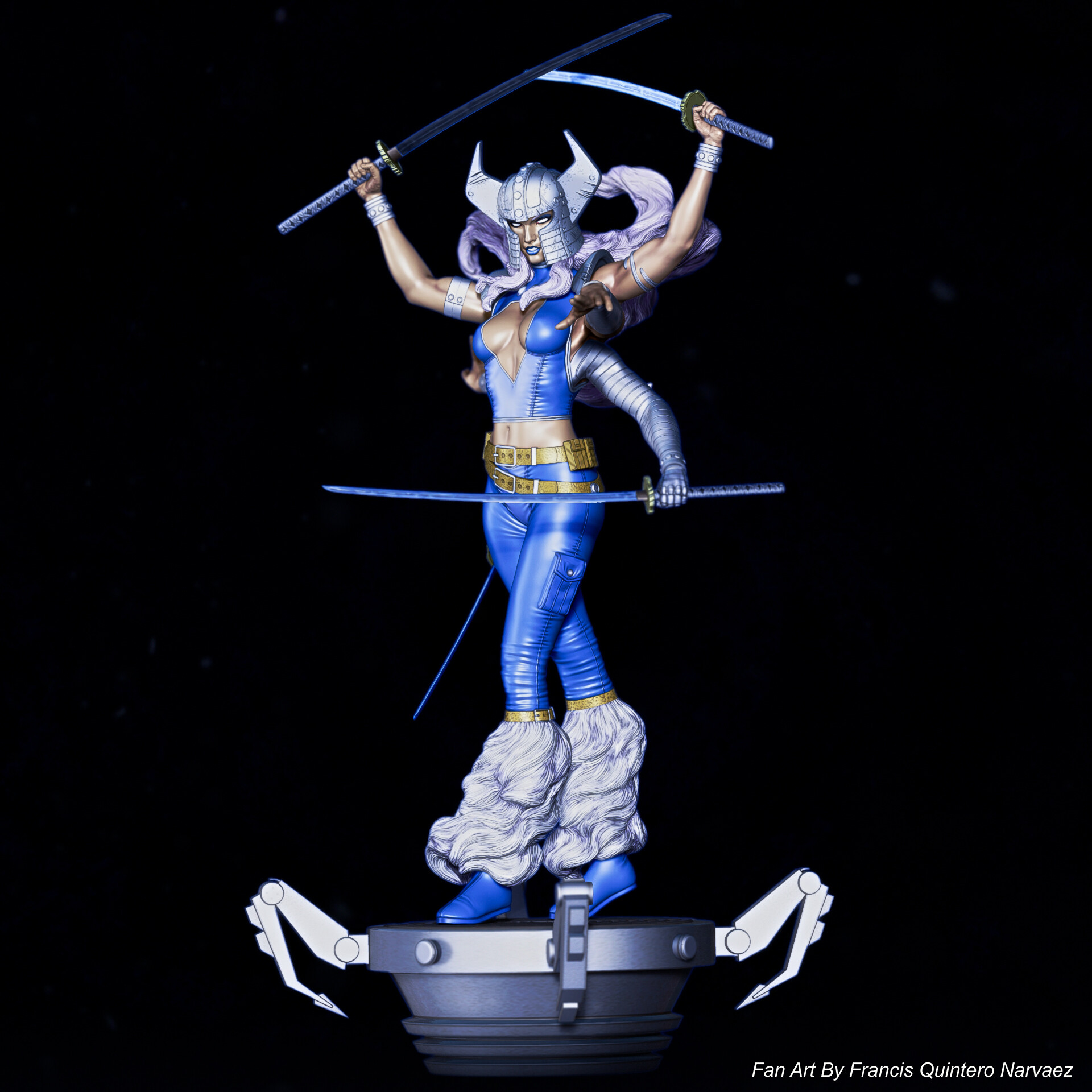 Francis Quintero - Spiral Fan Art