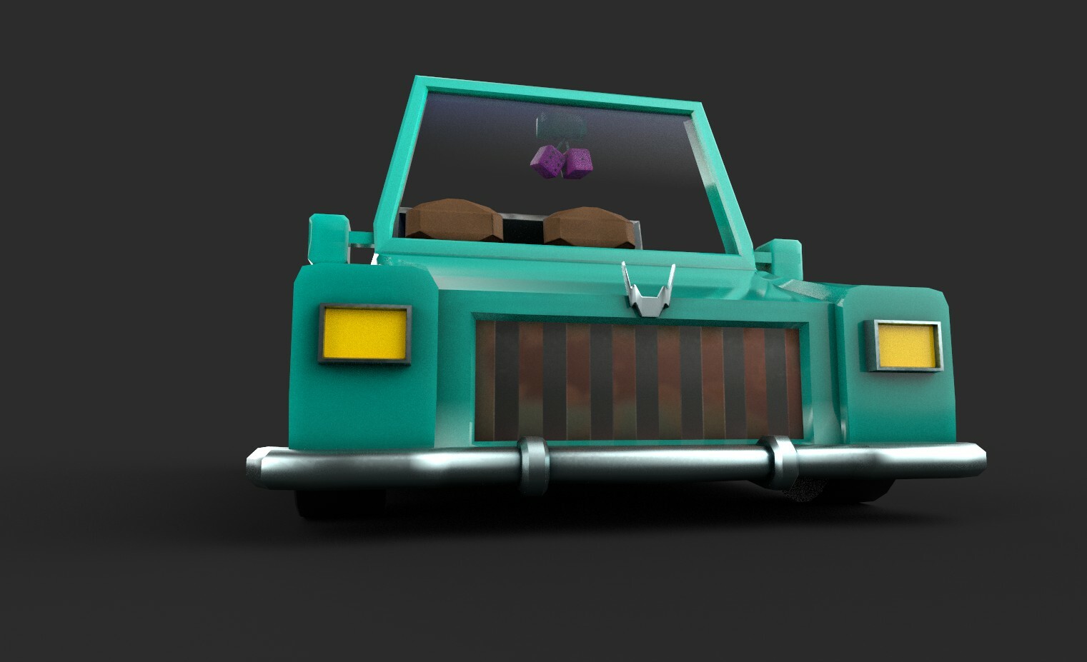 ArtStation - Low Poly Car Rig