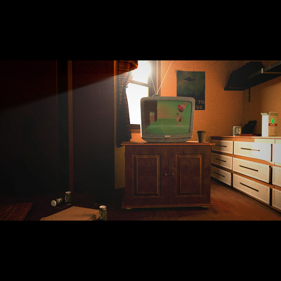 ArtStation - Retro Room Environment
