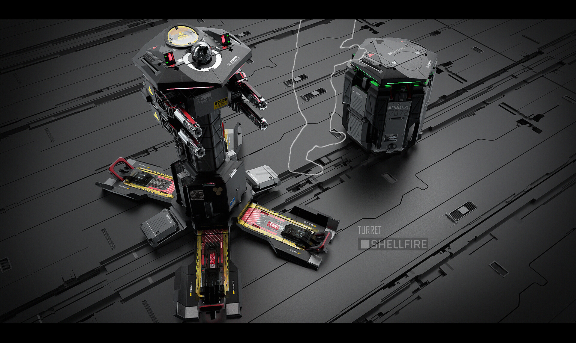 ArtStation - Defence Turret