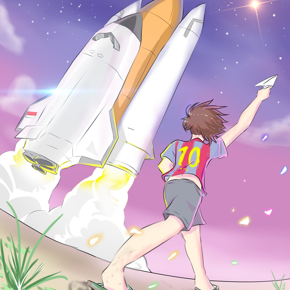 ArtStation - Run into the rocket