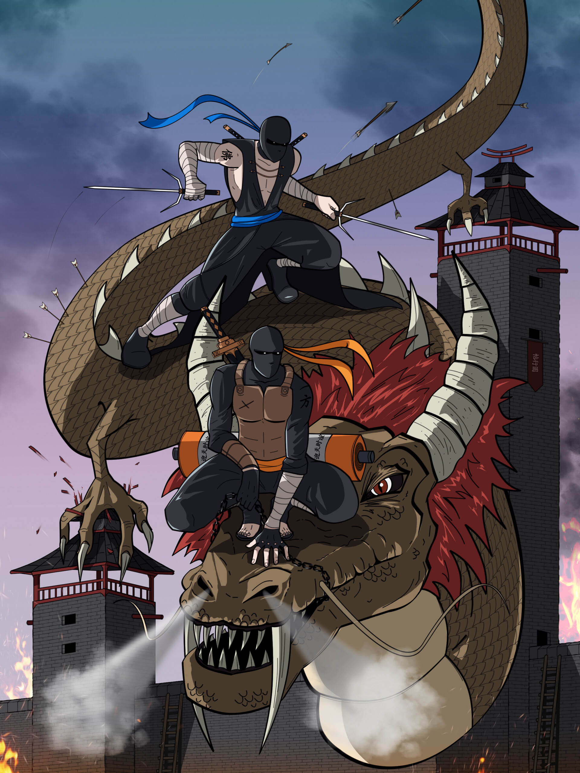 ArtStation - Beastmaster Ninjas