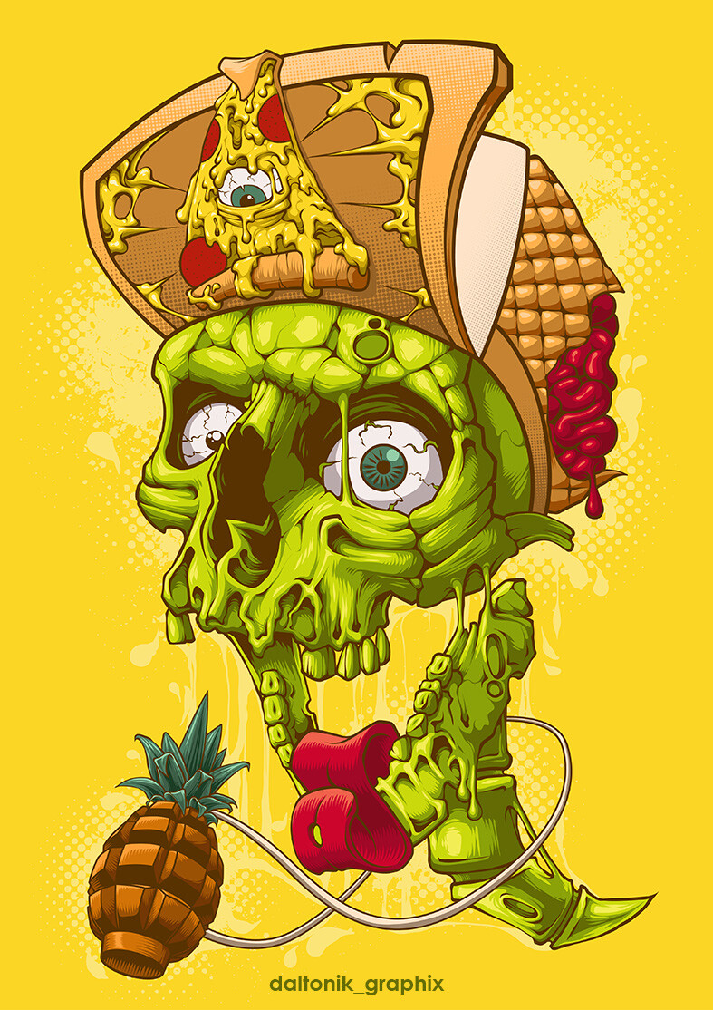 ArtStation - Toxic skull