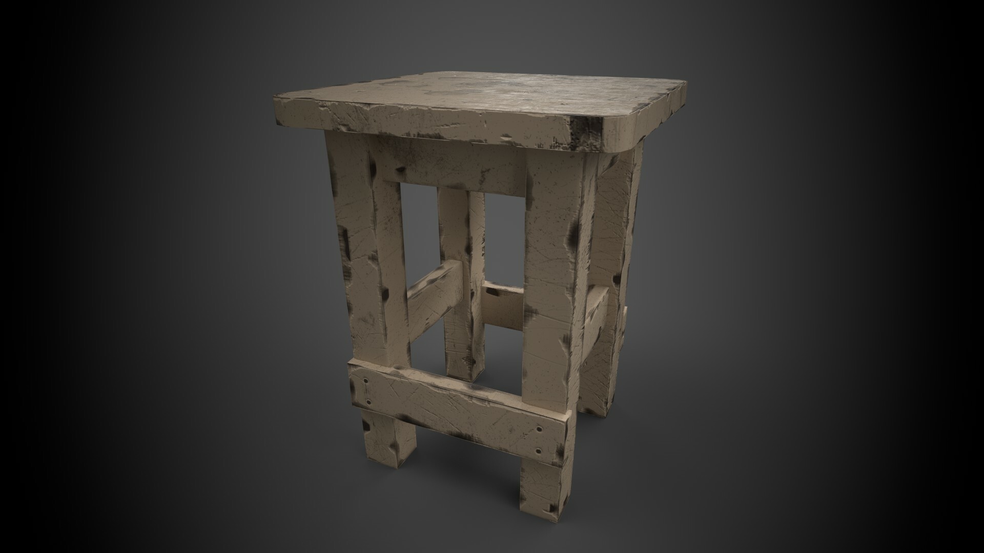ArtStation - Damaged Chair
