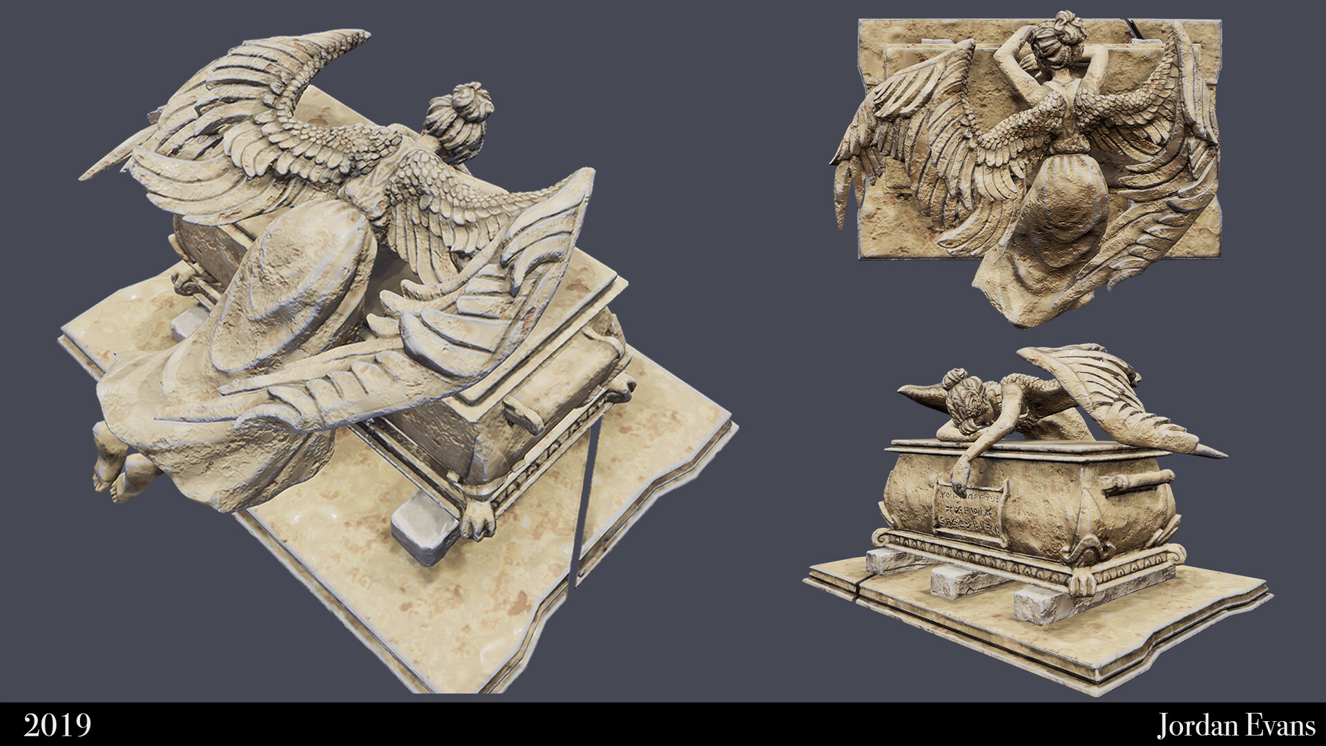 ArtStation - Weeping Angel Coffin