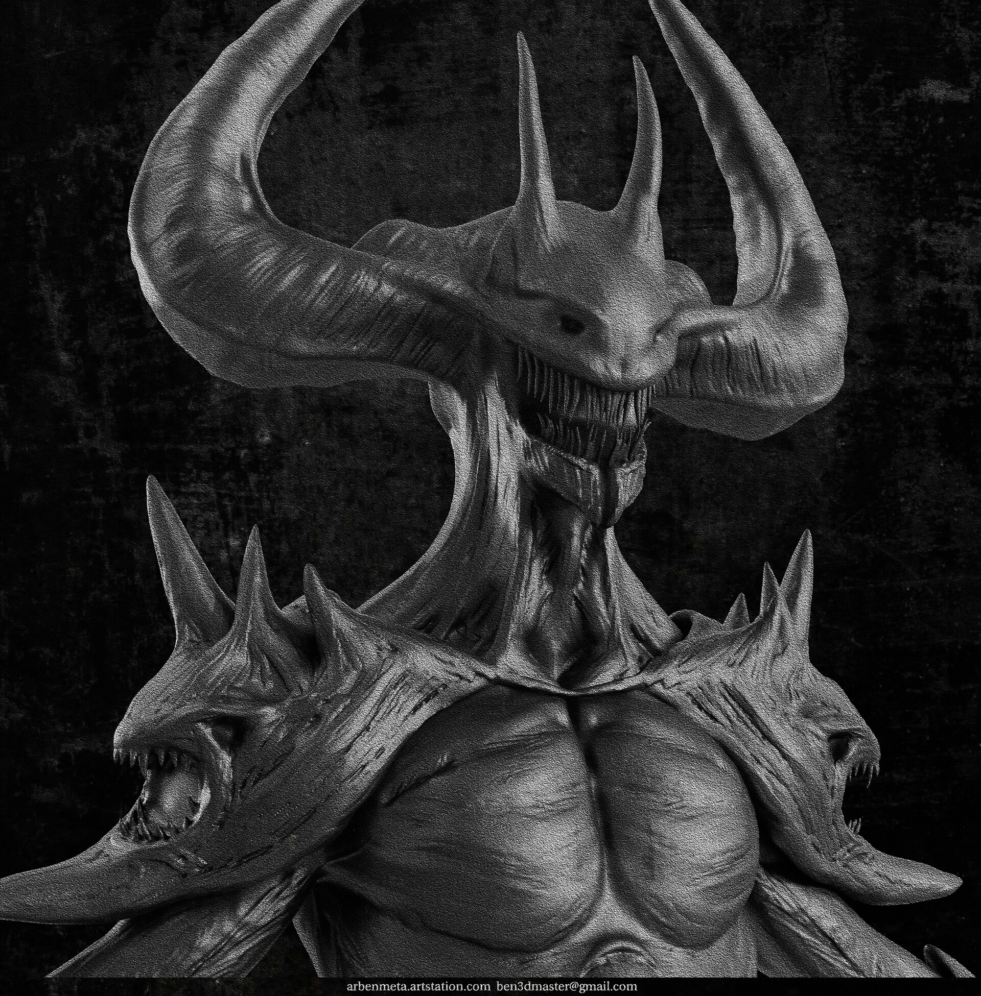 ArtStation - DEMON (quick 3D sketch)