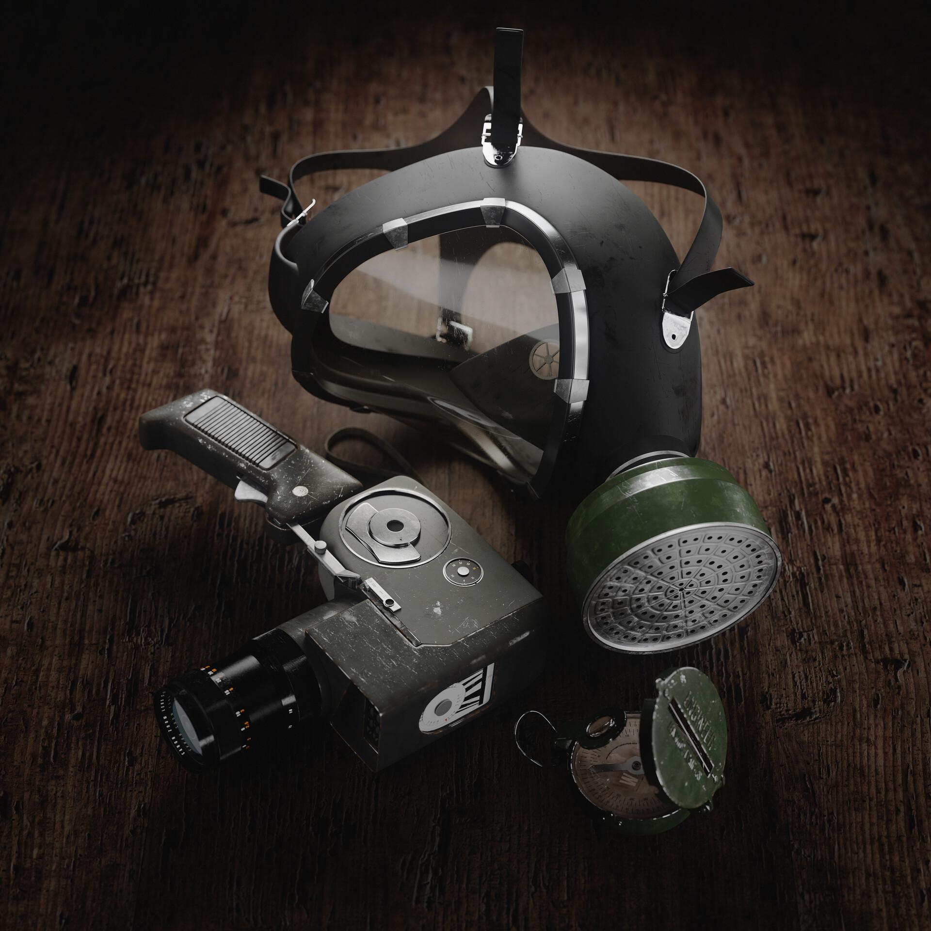 ArtStation - Retro survival kit