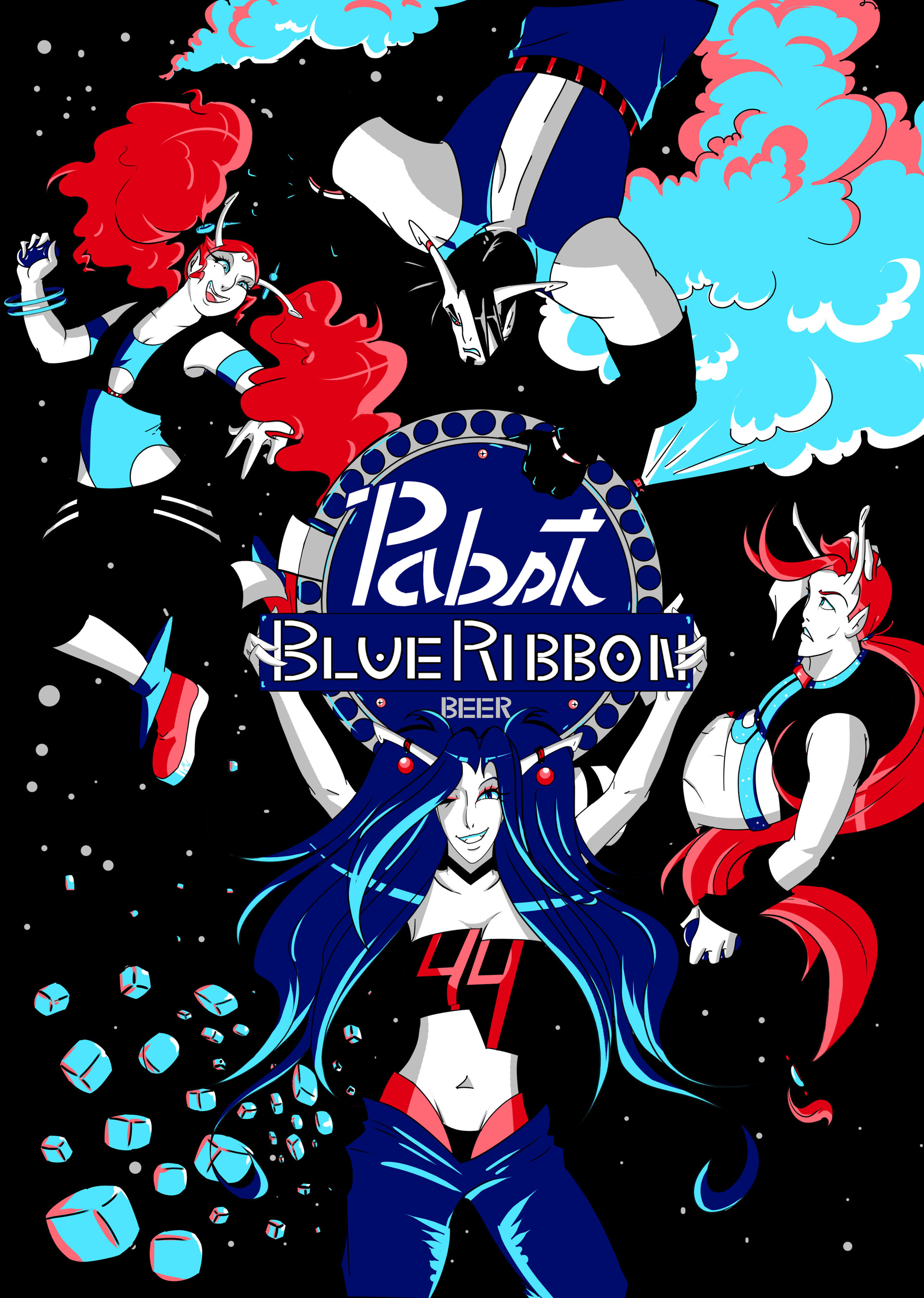 ArtStation - Pabst Blue Ribbon Drawing Contest