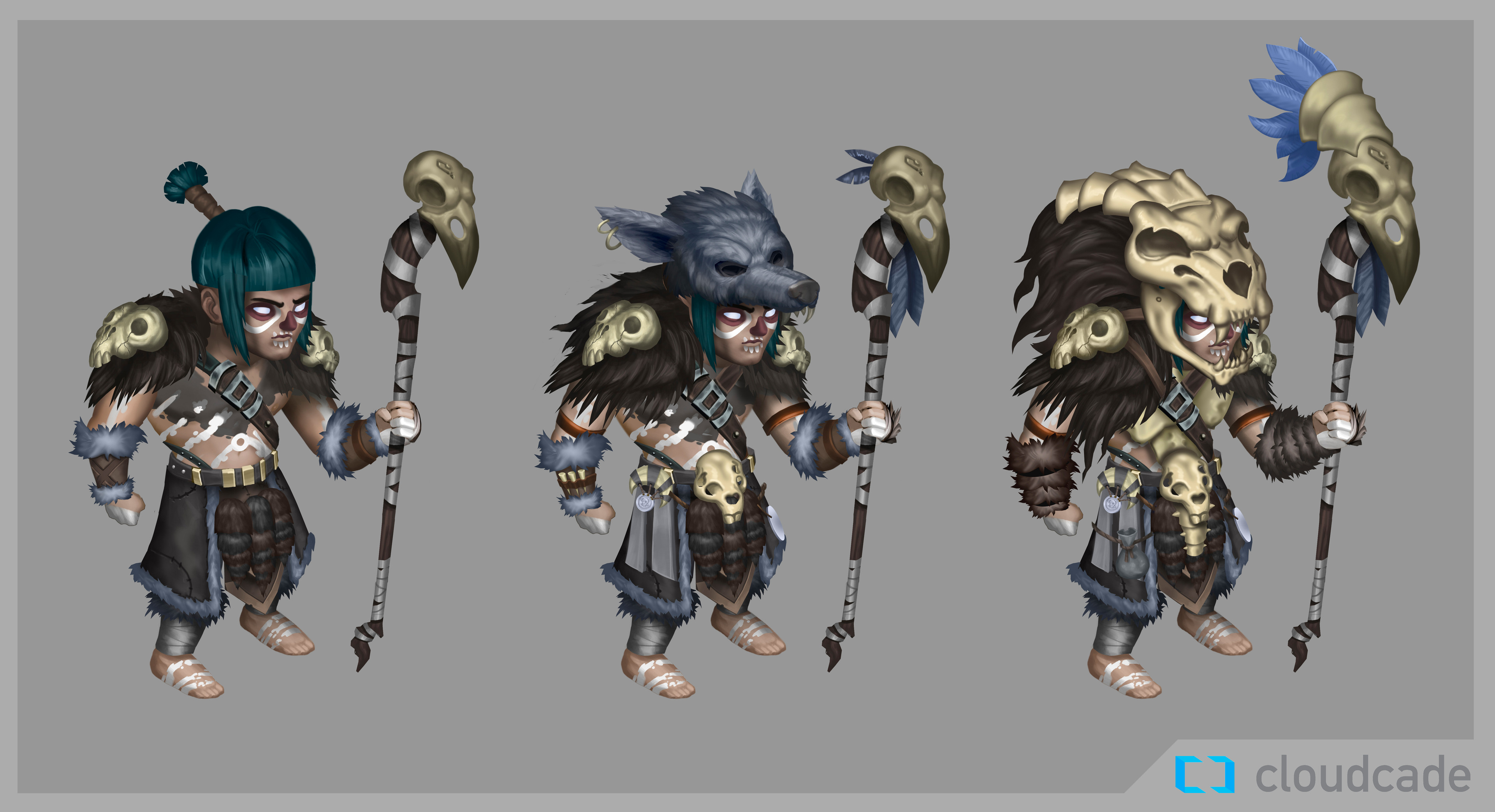 Evan Yovaisis - Cloudcade - Character Art - Neutral and Extras