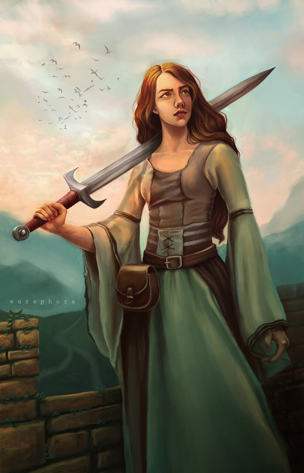 ArtStation - Maid with a sword