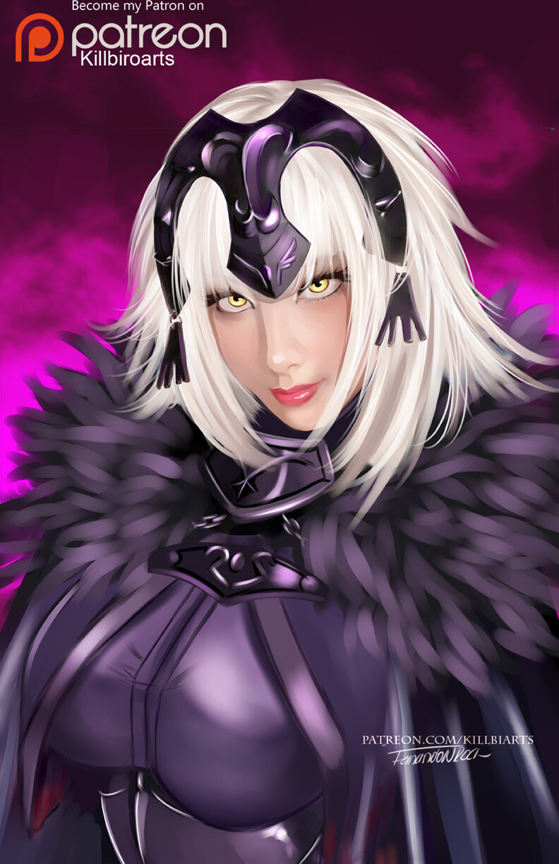 ArtStation - Jeanne d'Arc (Alter) Fate/Grand Order PORTRAIT