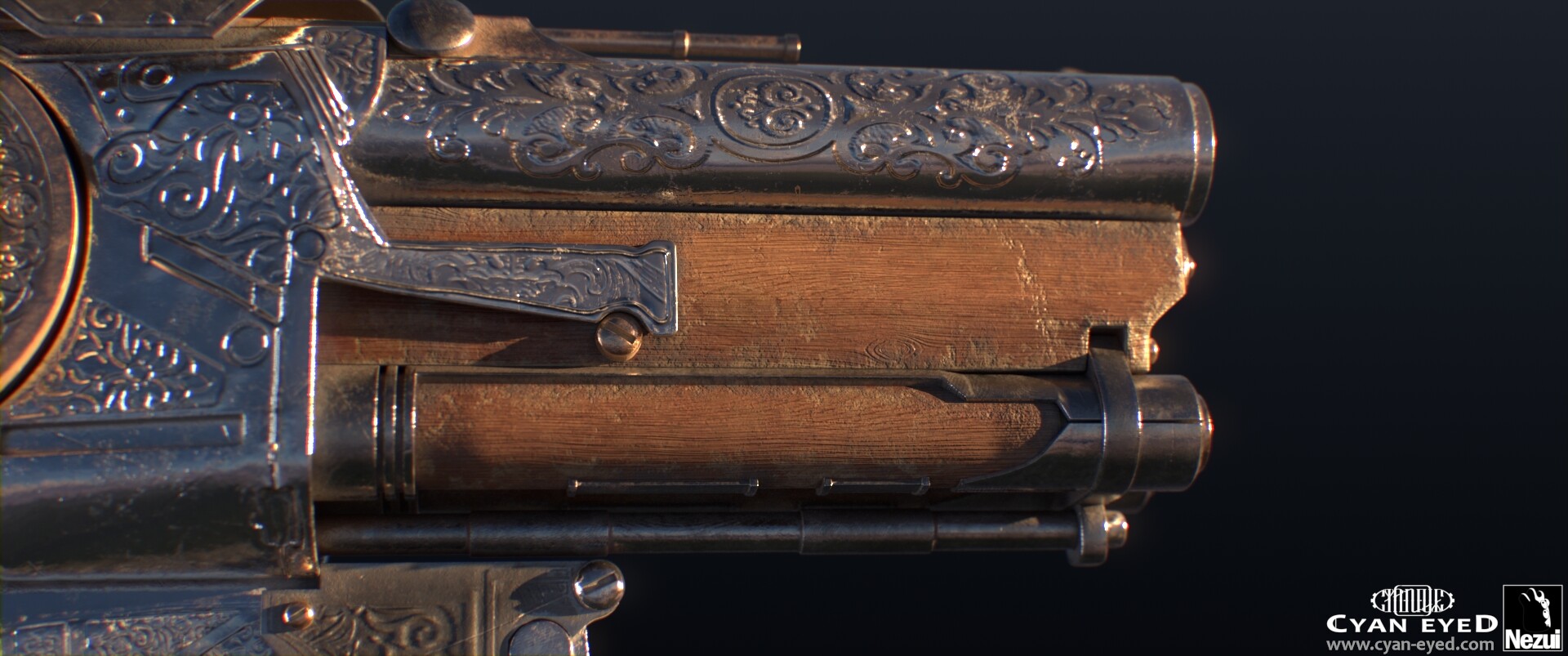 Ryan Grobins - Cyan Eyed - Pirate Gun