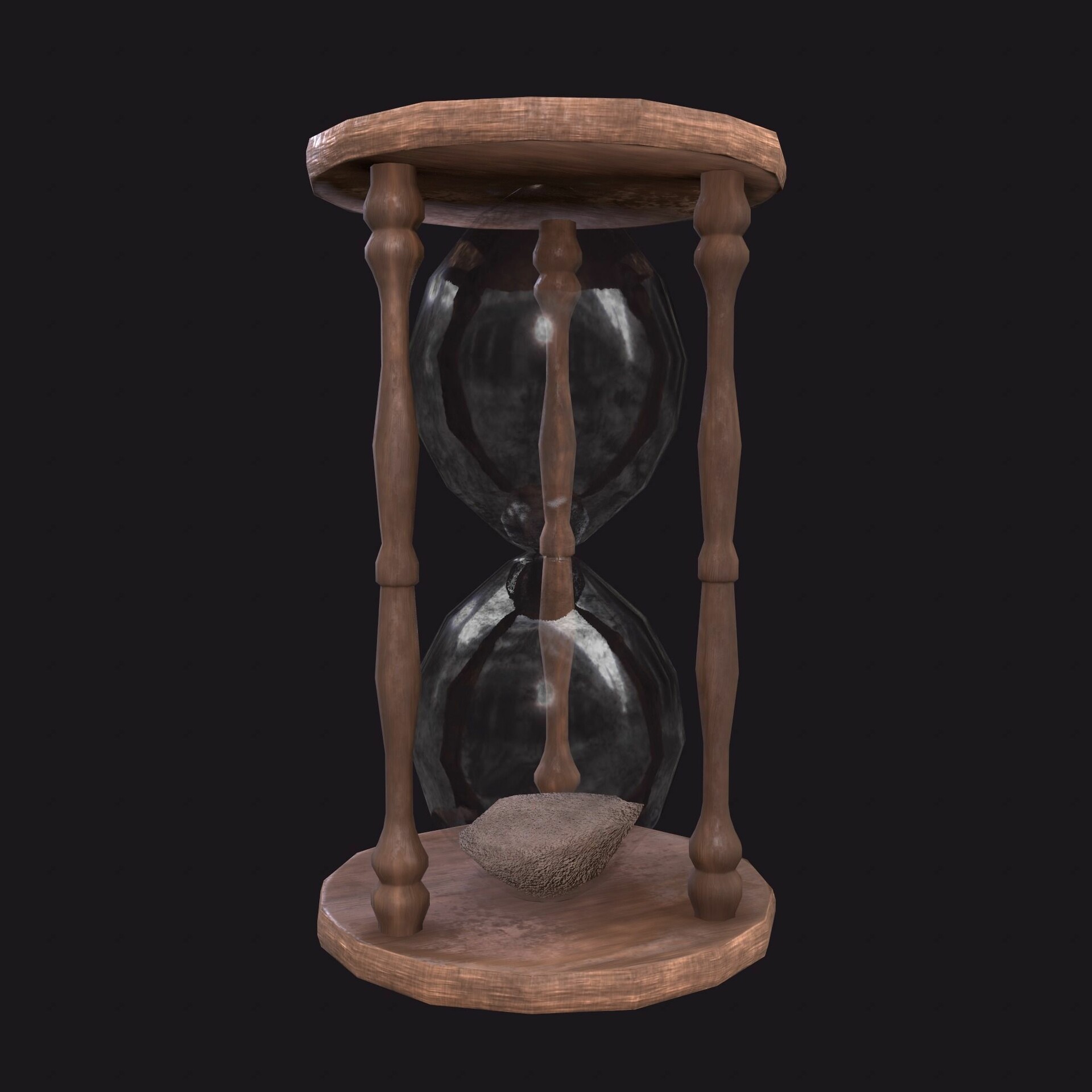 Artstation Hour Glass 3d Model