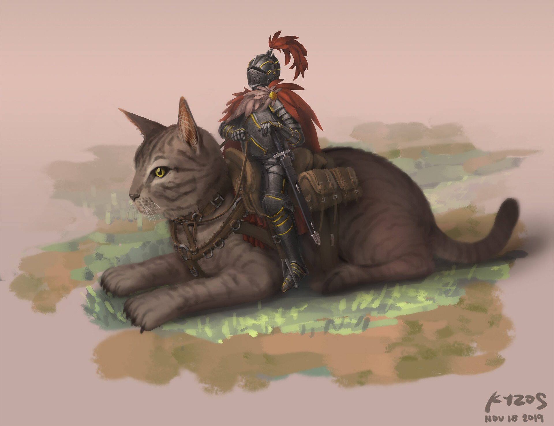 ArtStation - Cat Rider