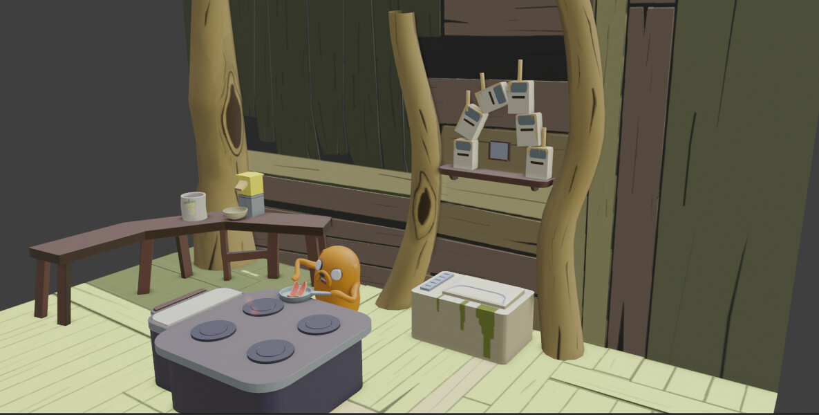 manjil thapa - Adventure time bacon pancake