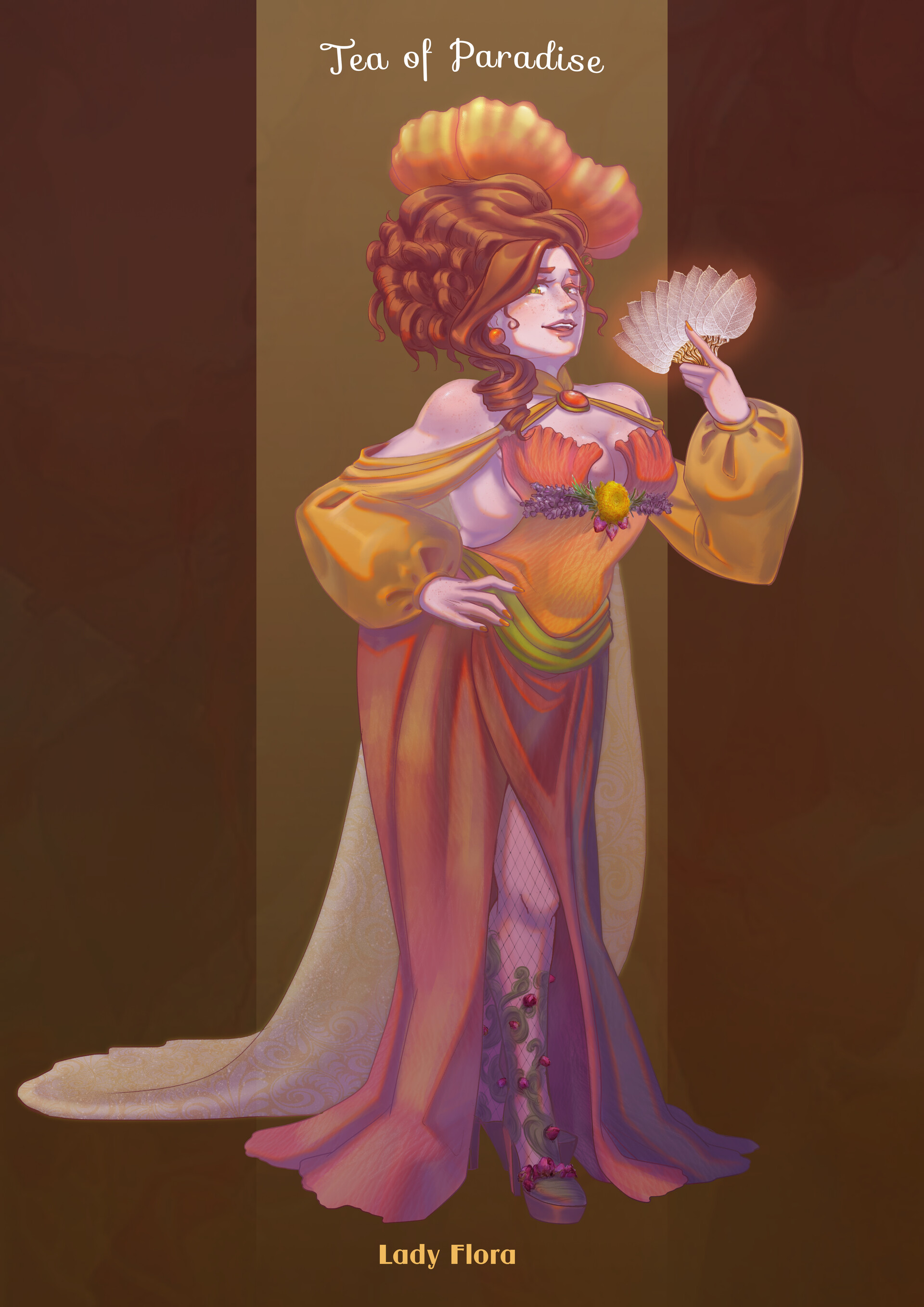 ArtStation - Tea of Paradise: Lady Flora