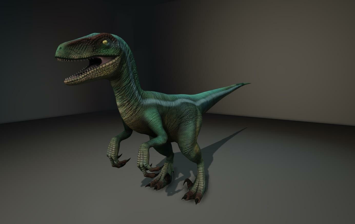 ArtStation - Jurassic Park Inspired Raptor Model
