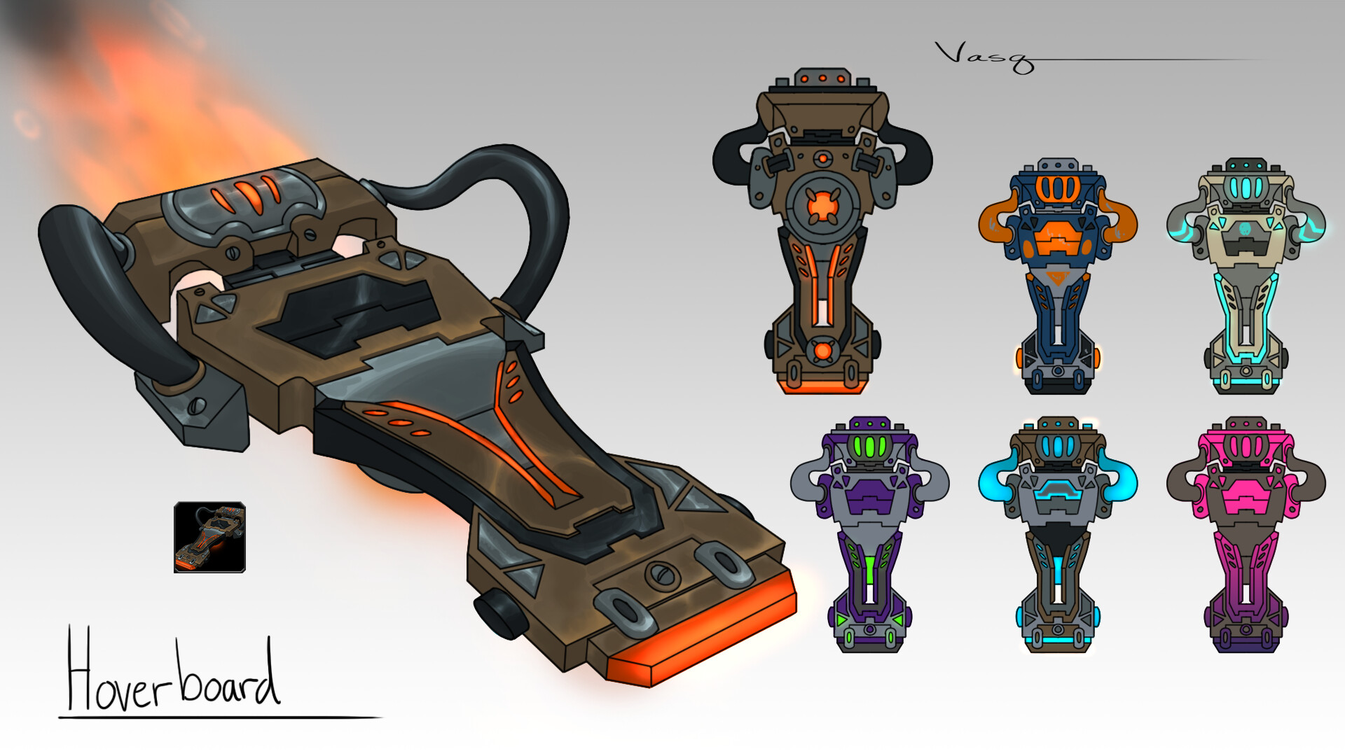 hoverboard concept art
