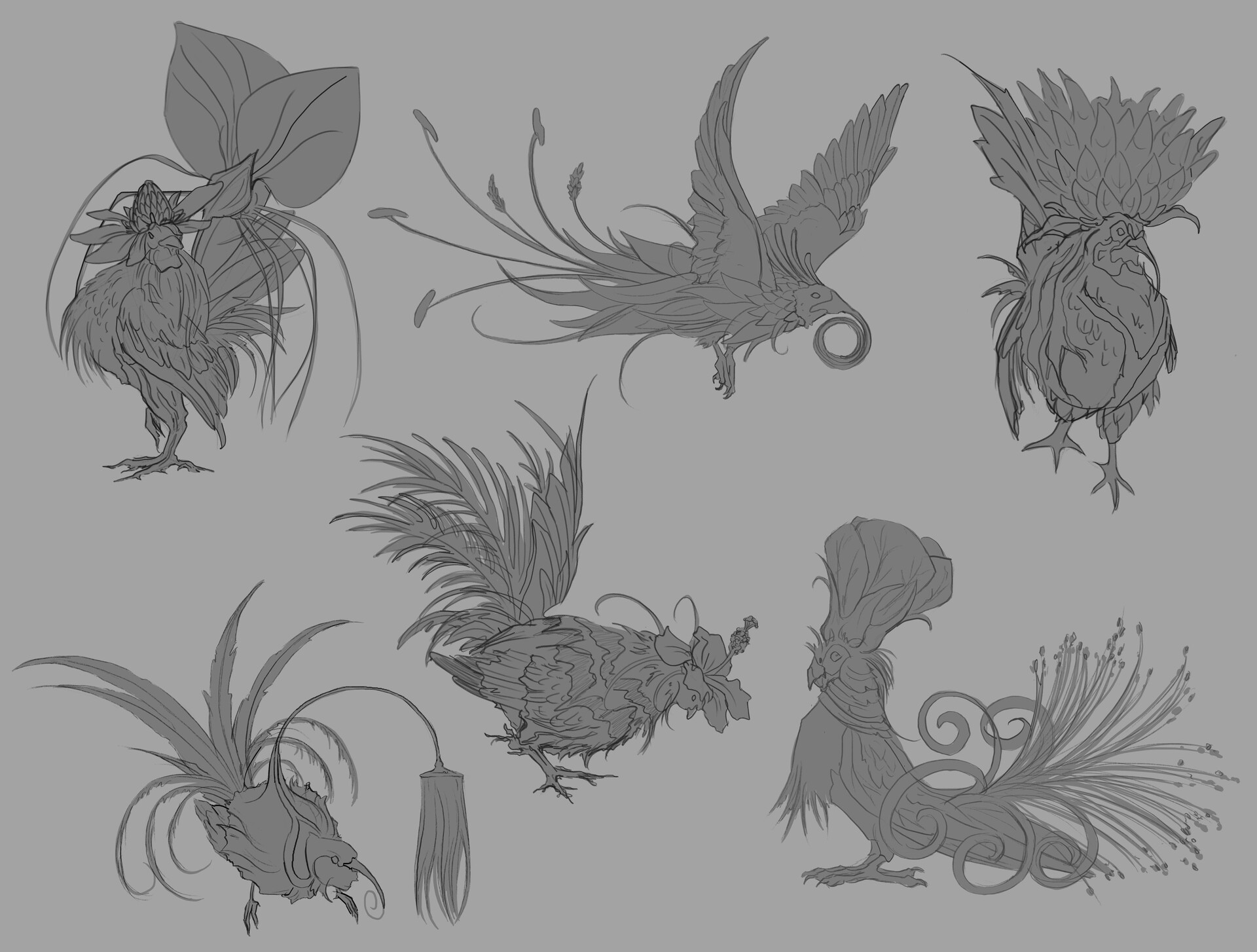 Athena Weiss (Hannah) - 'Peng' Creature Design