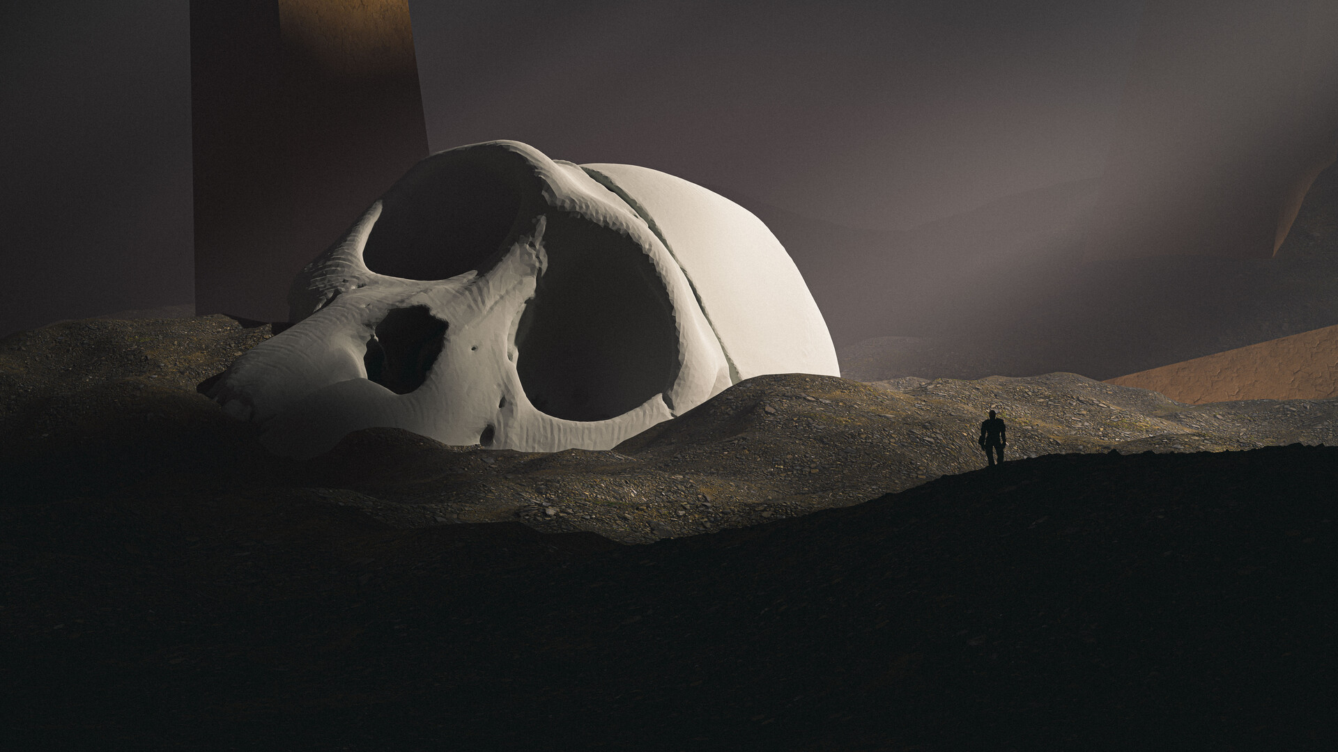 ArtStation - Giant Skull