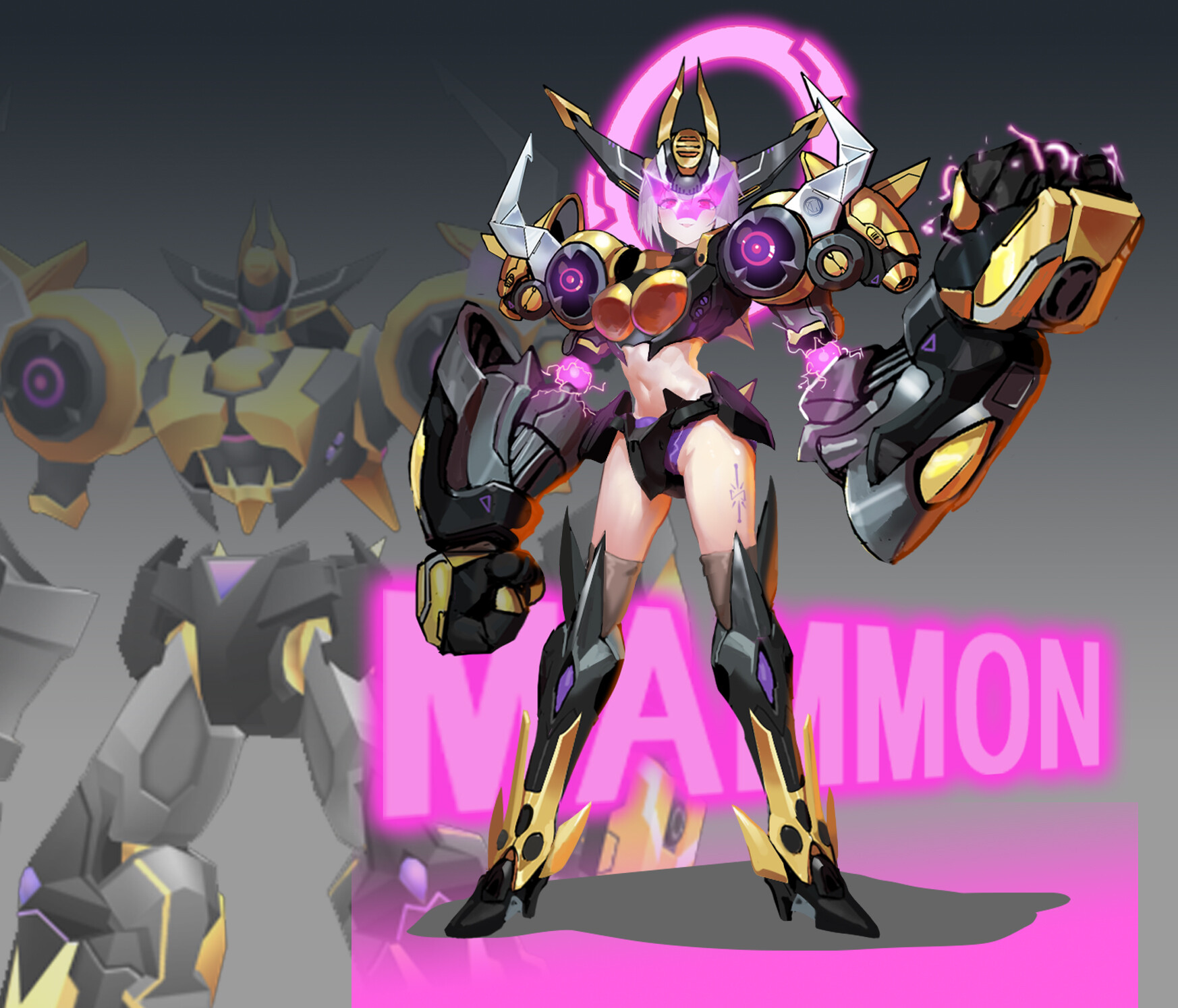 ArtStation - MECHAGIRL-MAMMON