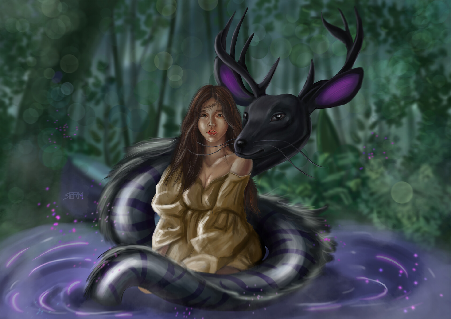 ArtStation - Swamp Spirit