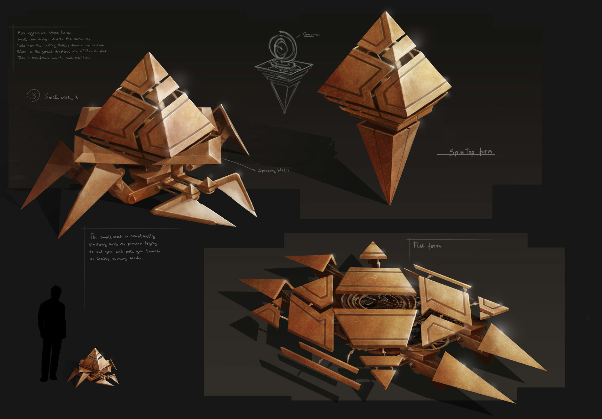 ArtStation - Mechanical crab designs