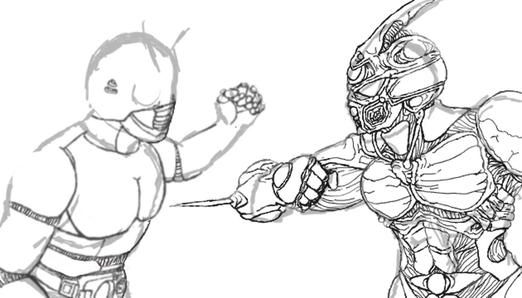 guyver coloring pages
