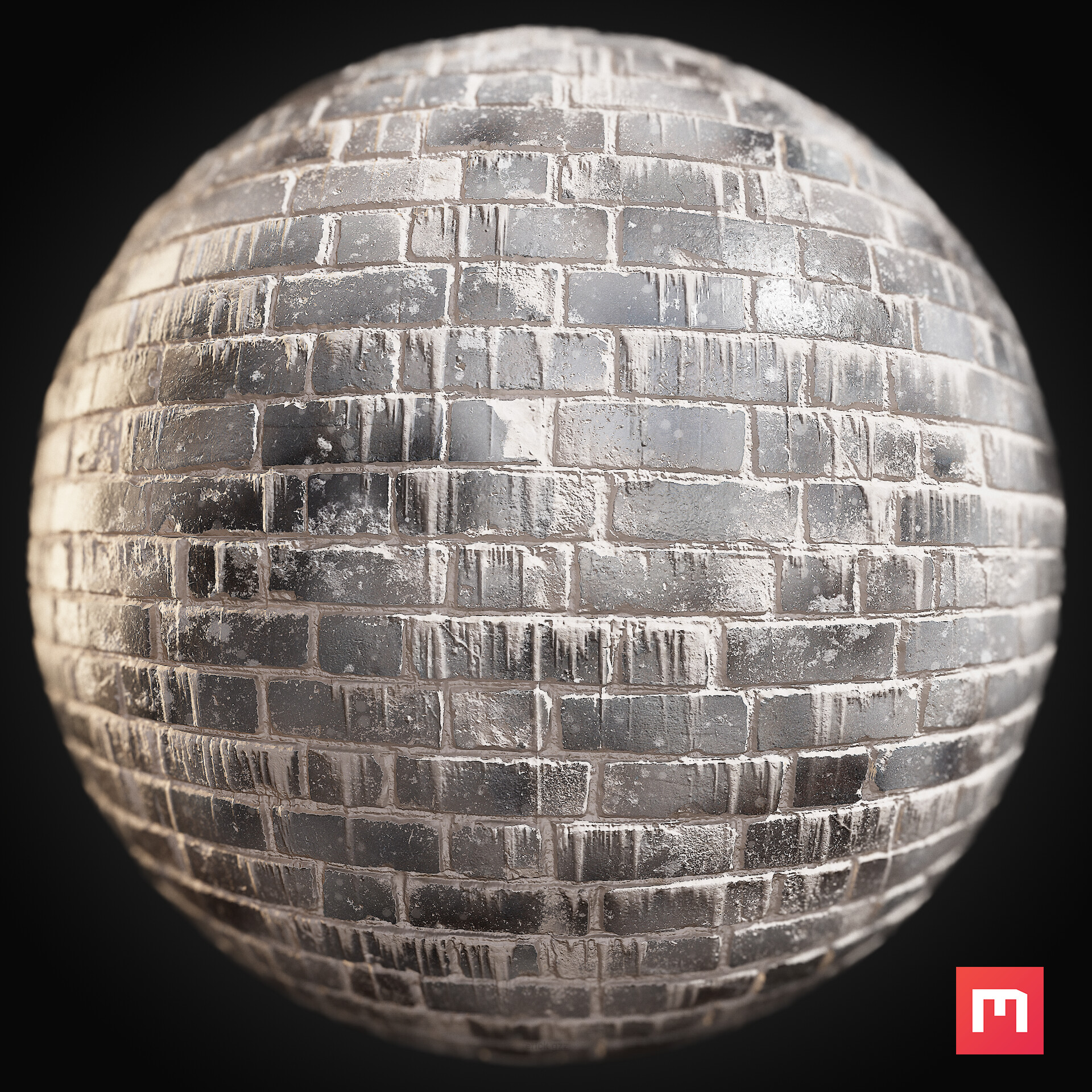 ArtStation - Ice Bricks (Quixel Mixer)