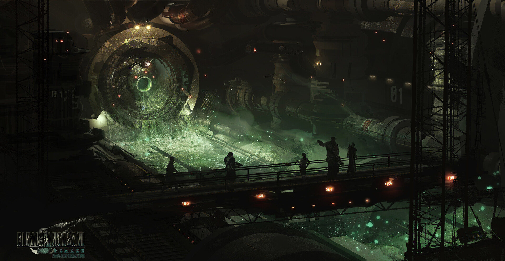 ArtStation - Final Fantasy 7: Mako reactor