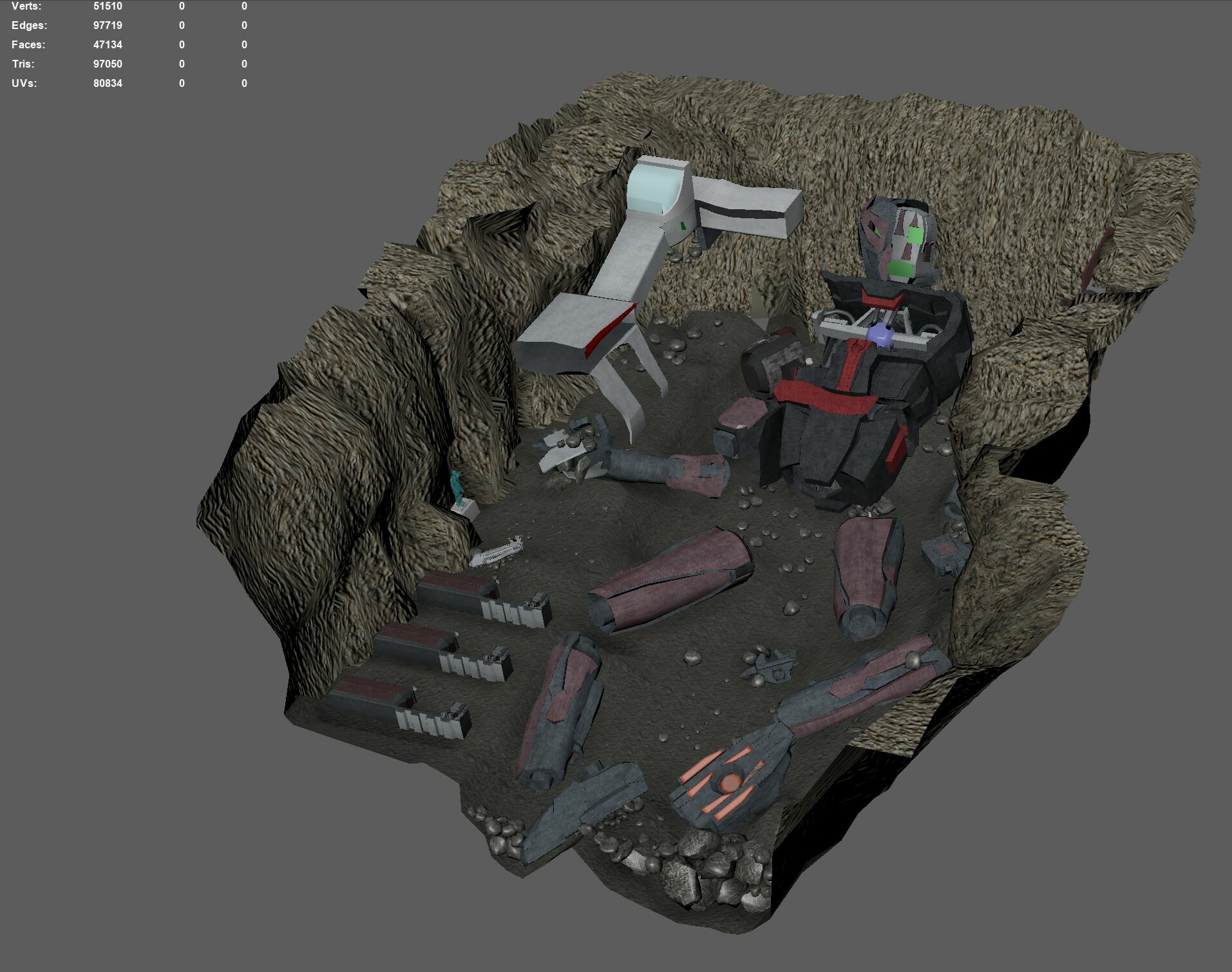 Matthew Judd - Fallen Robot Environment