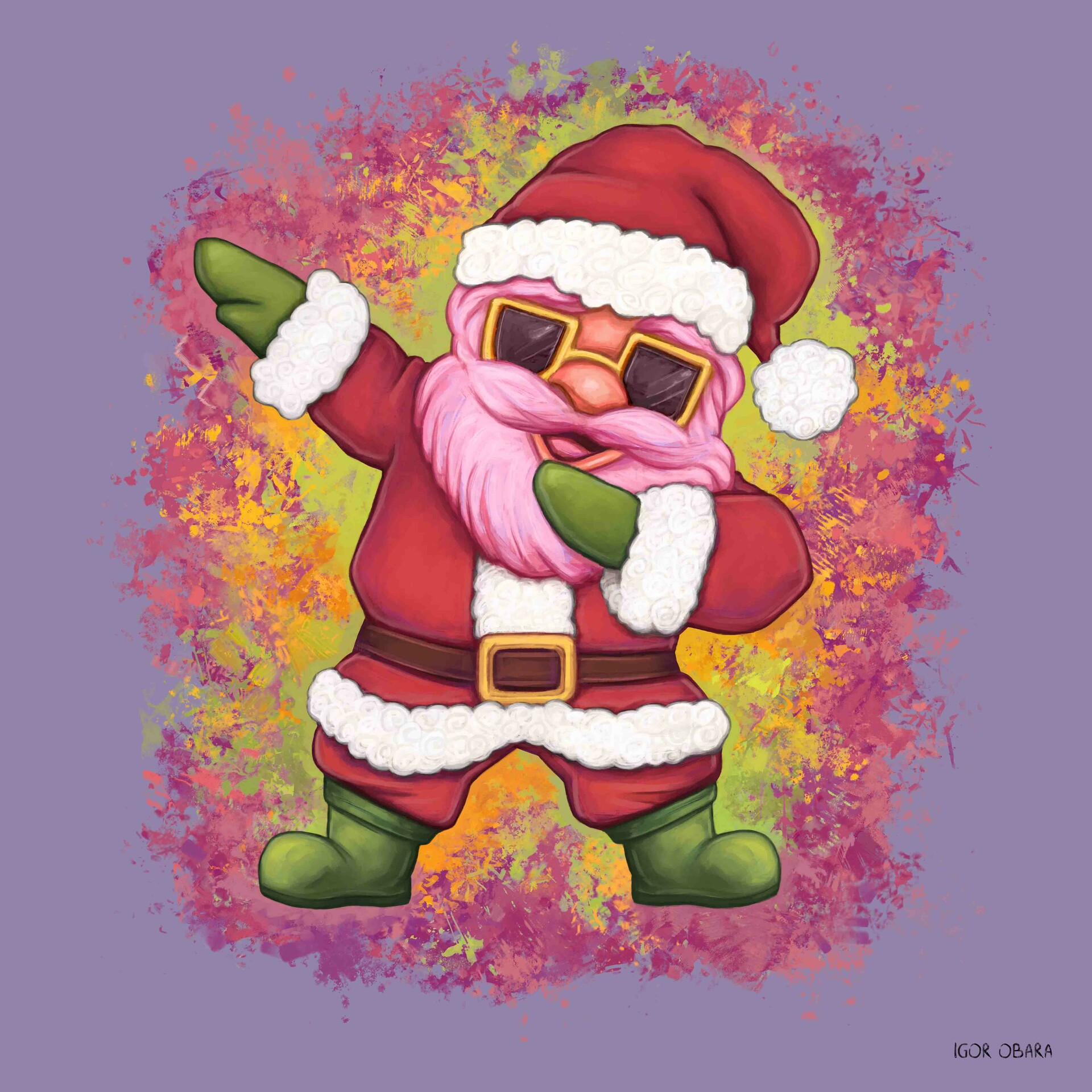 ArtStation - Dabbing Santa