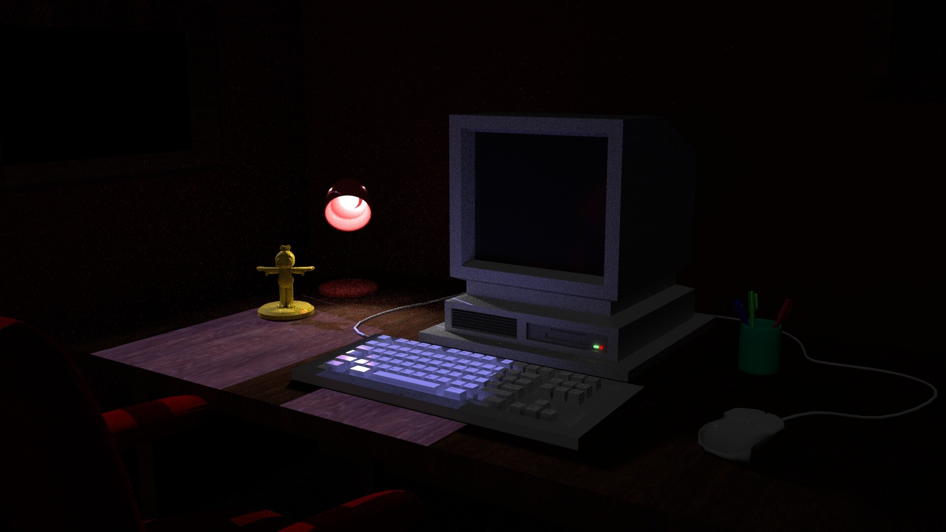 ArtStation - 90's computer