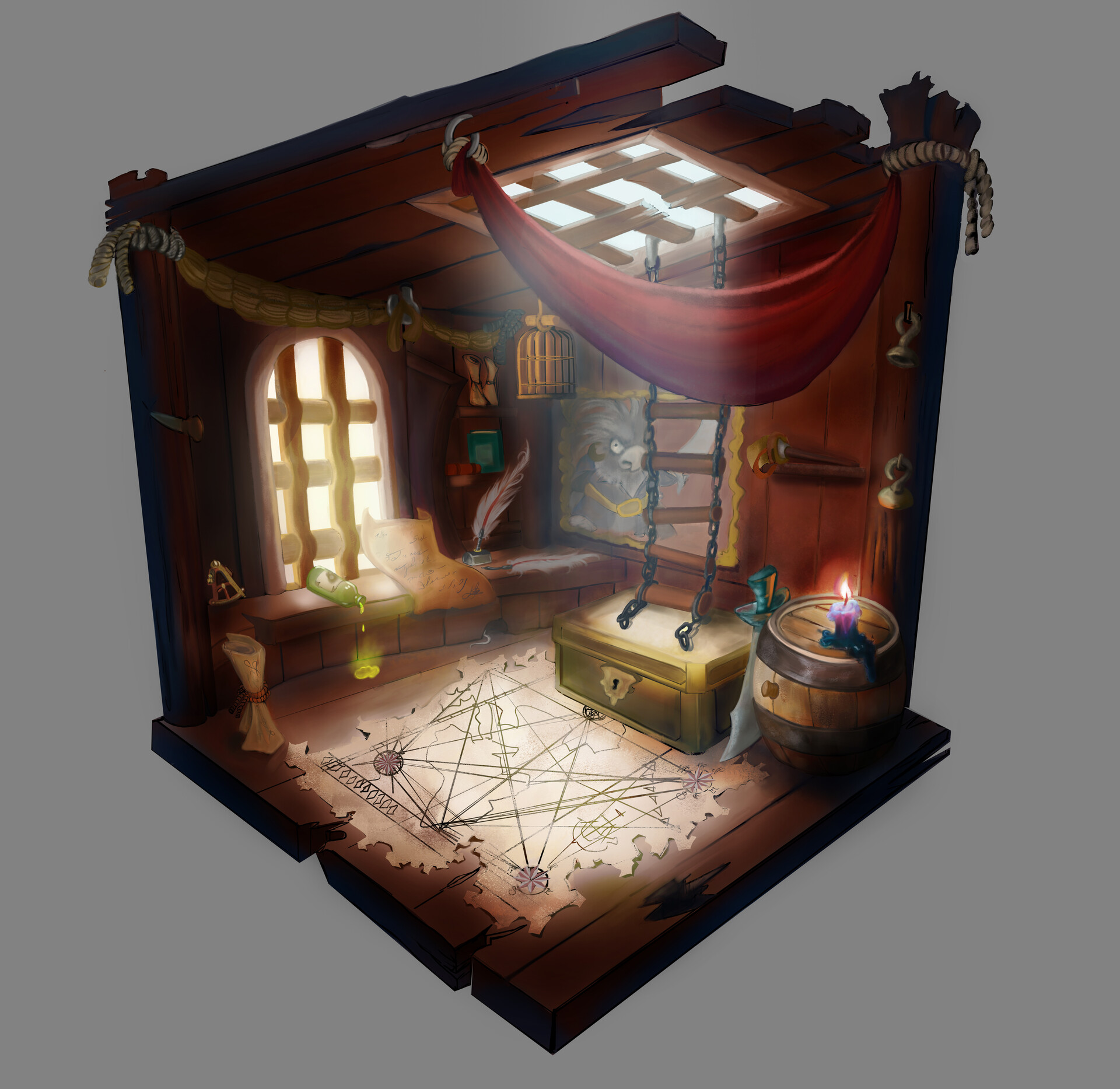 ArtStation - Pirate room