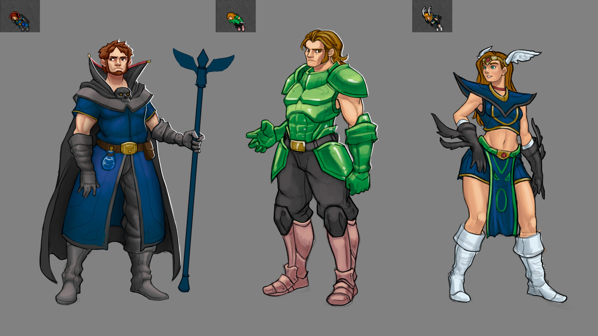 Paulo Silvente - Cyntara Open Tibia Server - Login Screen Art