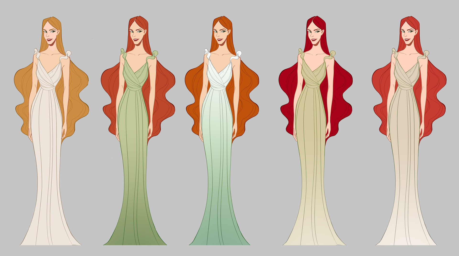 ArtStation - Vivian - Character researches